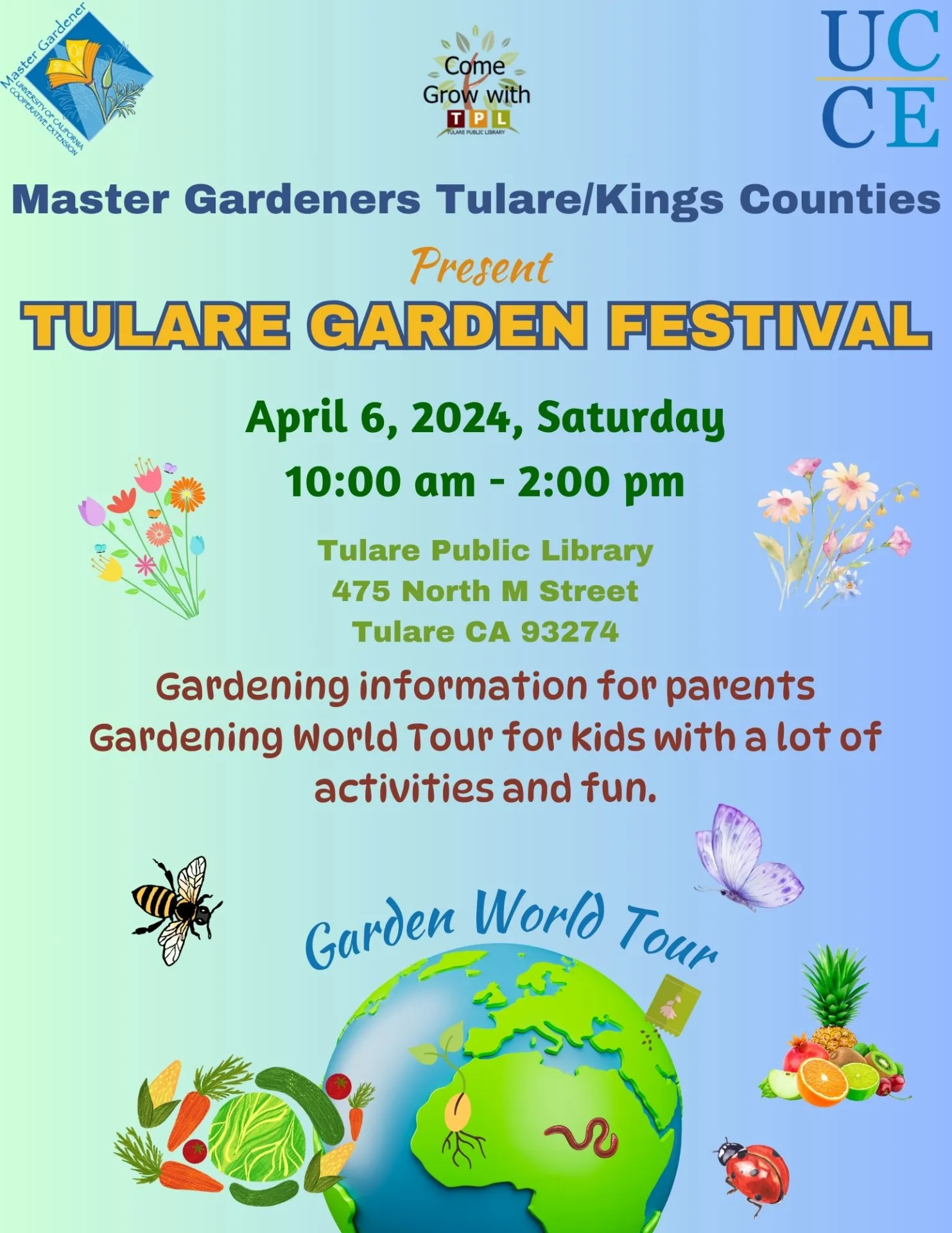 Tulare Garden Festival At Tulare Public Library | UC Agriculture and ...